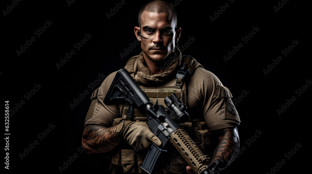 An impactful image of United Special Forces, showcasing the elite ...