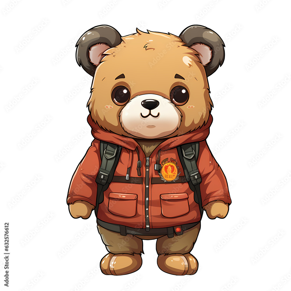 Cute Teddy Bear Back To School Clipart Illustration Stock Illustration ...