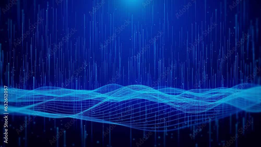 Digital Surface data flow Abstract technology big data background ...