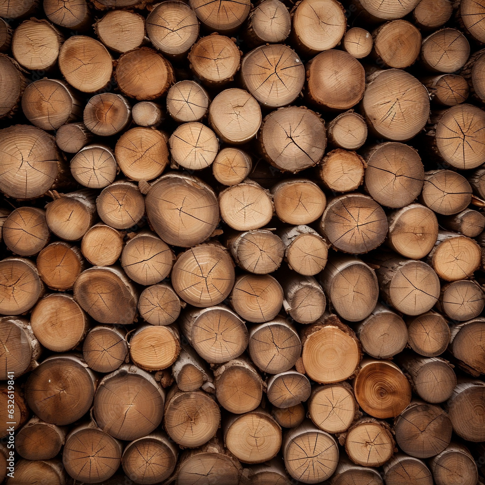 Dark wooden log wall. Brown wood log wall texture, natural background ...