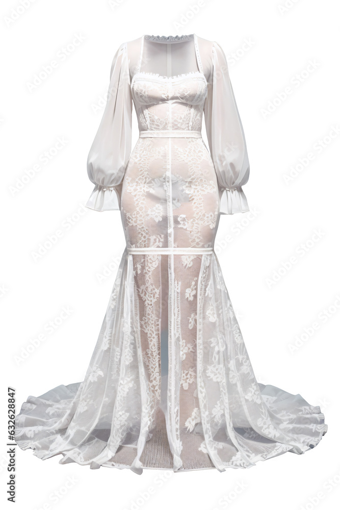 Female Mannequin Costume Reference on a Transparent Background Stock ...