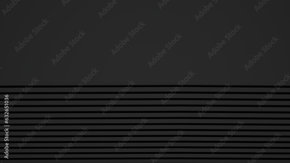 Black lines background. 3d rendering Stock Illustration | Adobe Stock