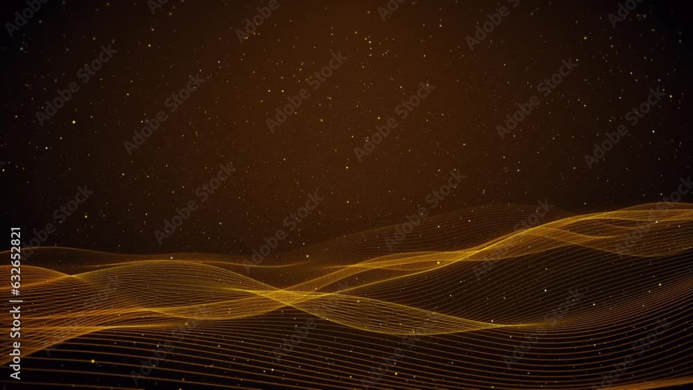 Luxurious golden dust particle stripes elegant line background. award ...