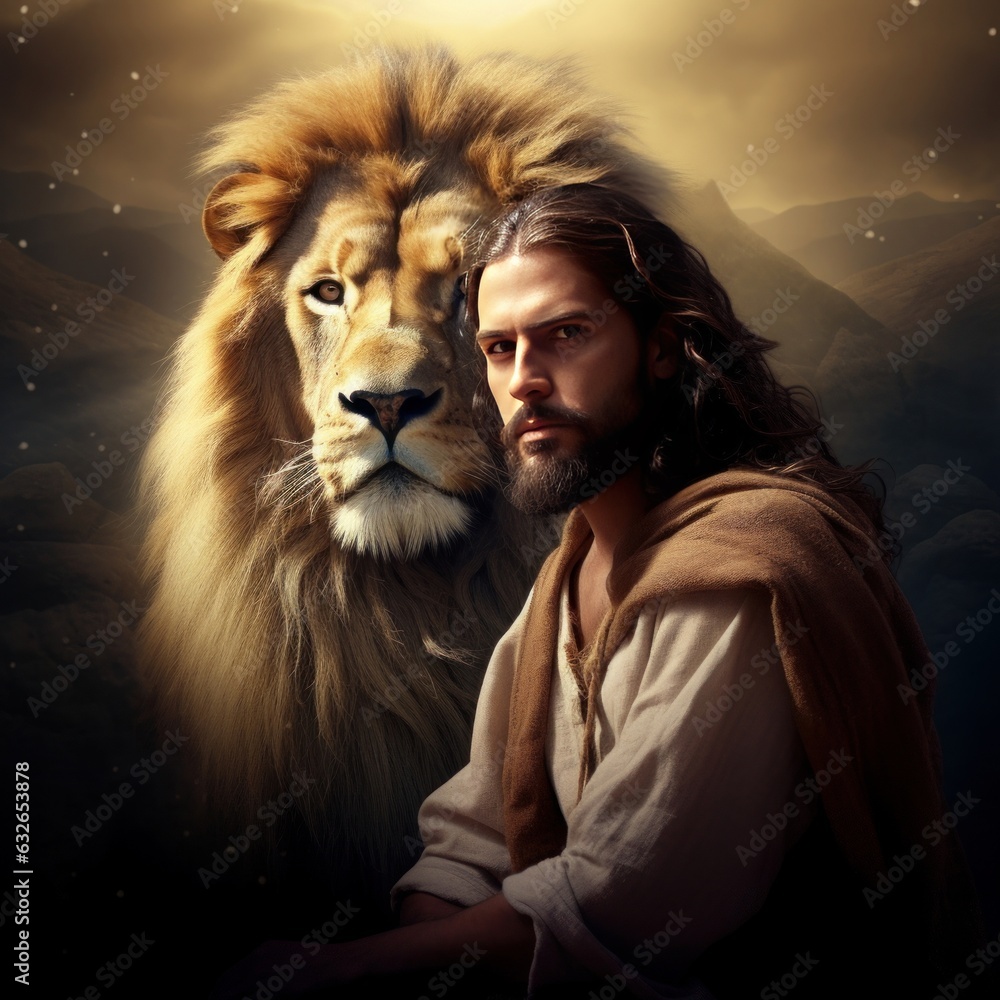 Jesus Christ and the lion of judah, religion and faith of christianity ...
