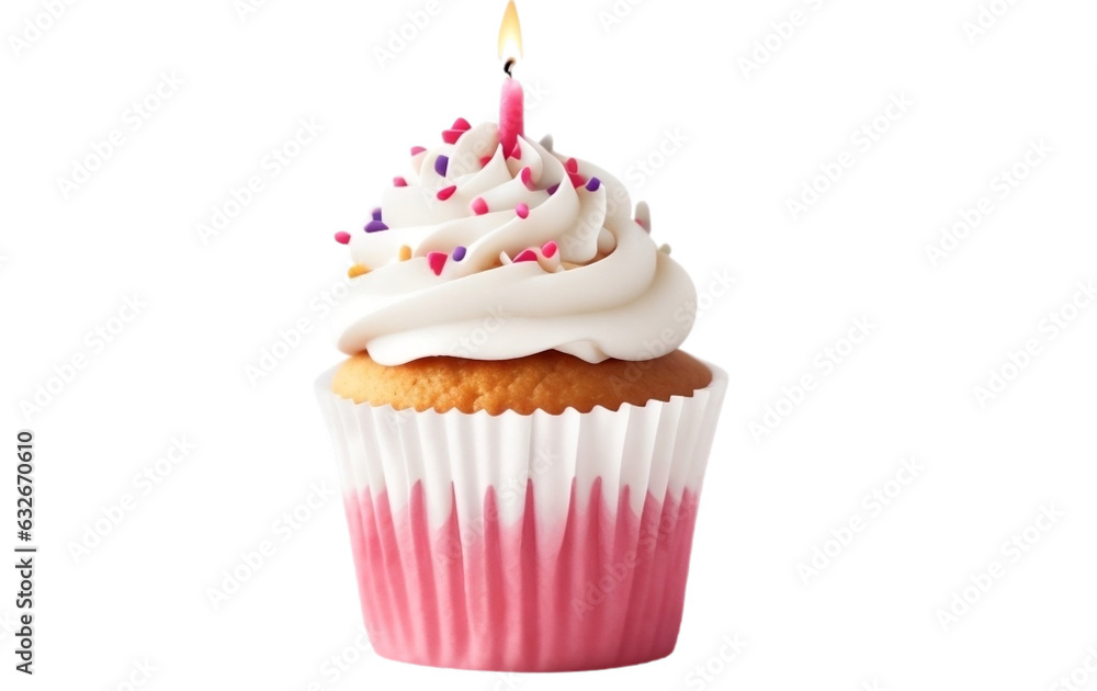 cupcake isolated on white transparent background PNG, birthday cake ...