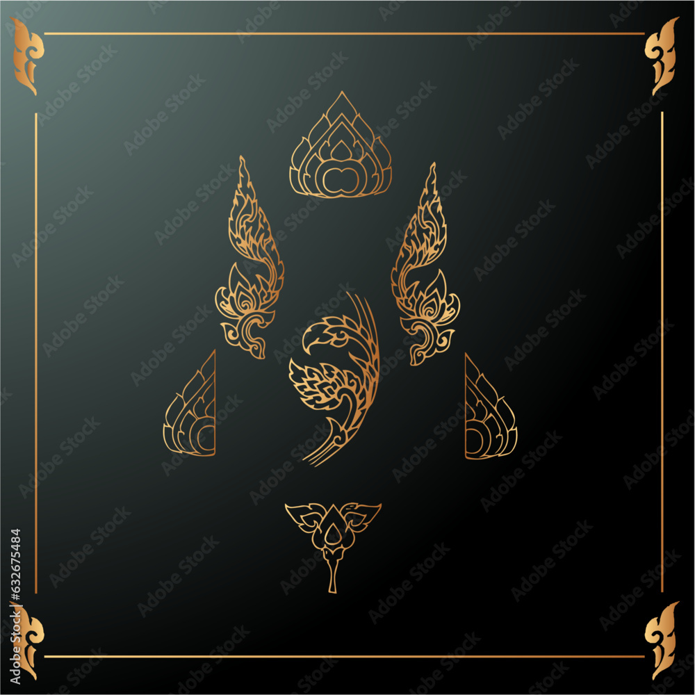 ornament vector khmer cambodia vintage kbach khmer Stock Vector | Adobe ... ornament vector khmer cambodia vintage kbach khmer Stock Vector | Adobe ...