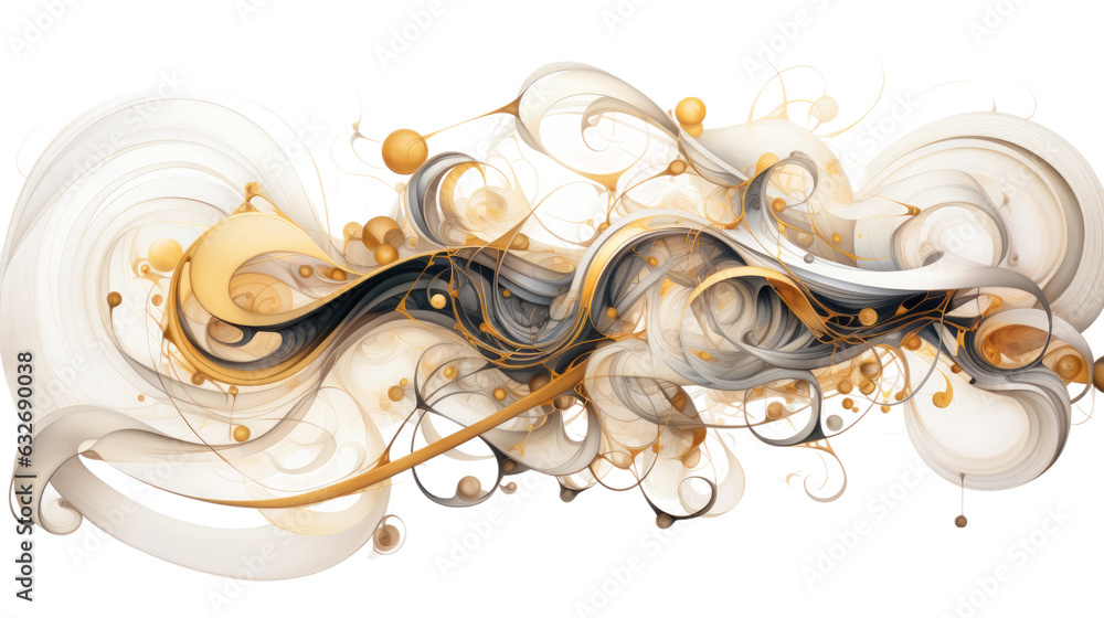 combining gold and graphite in an abstract futuristic texture isolated ...