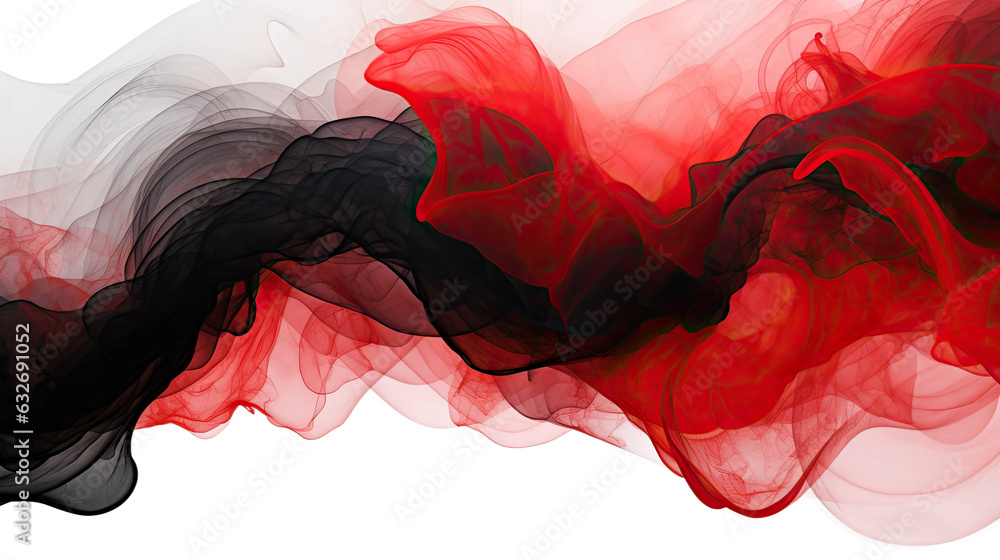 combining ruby red and smoky black in an abstract futuristic texture ...