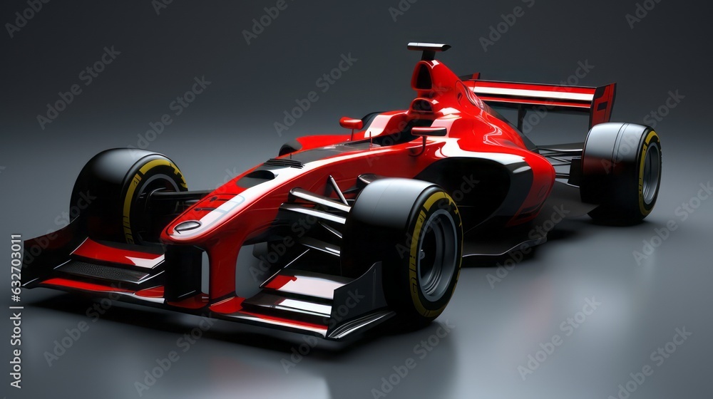 hyper-realistic Formula 1 race car that showcases every meticulous ...