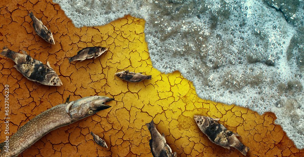 Warming Ocean Water causing death to marine life as a Meteorology ...