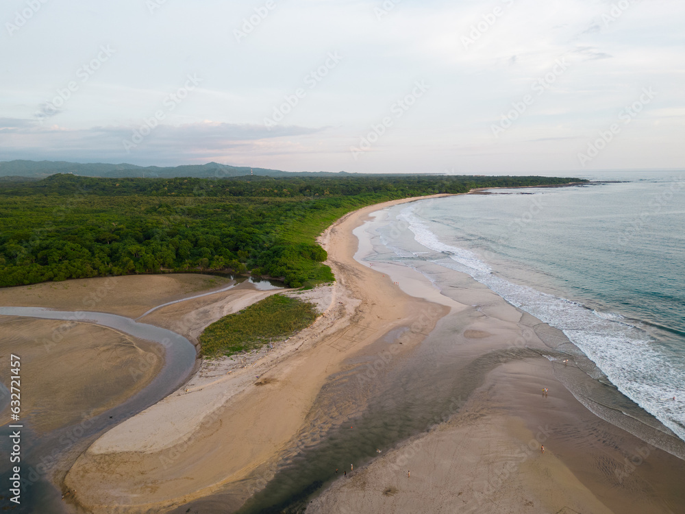 Foto de beautiful Sunset with green nature and blue ocean From The ...