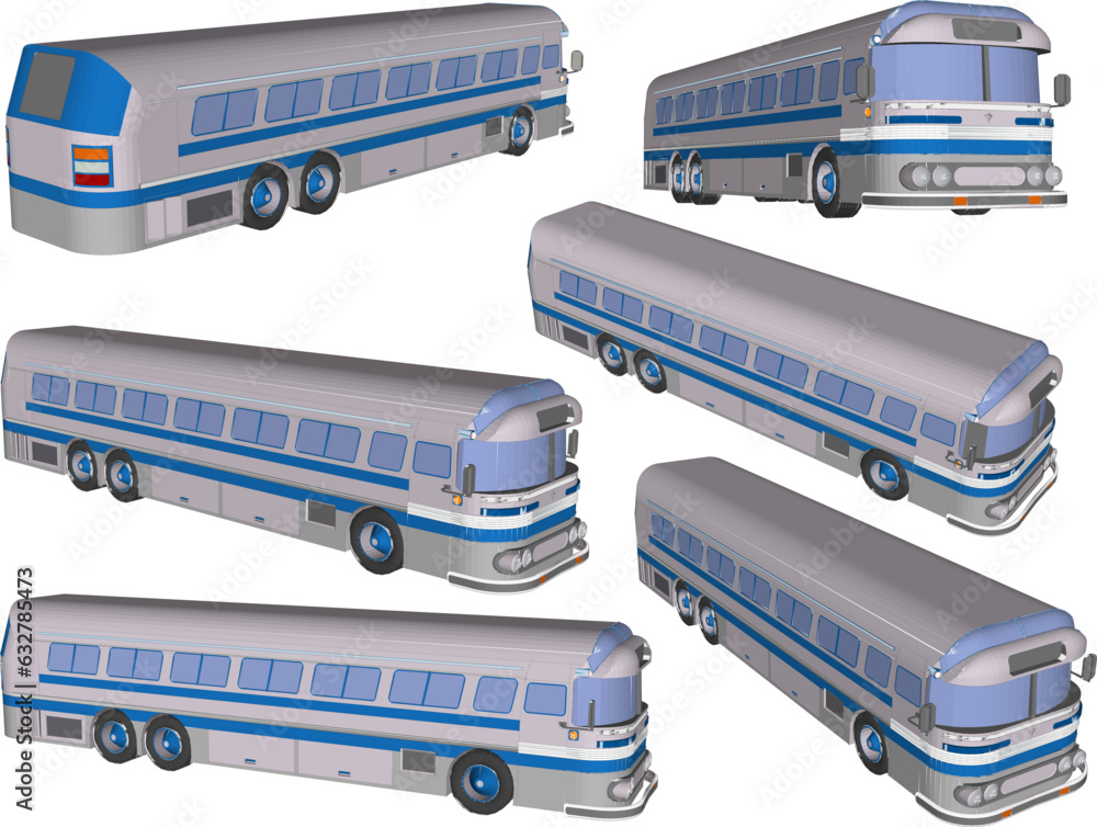 Vector sketch illustration of vintage classic old bus transport car ...