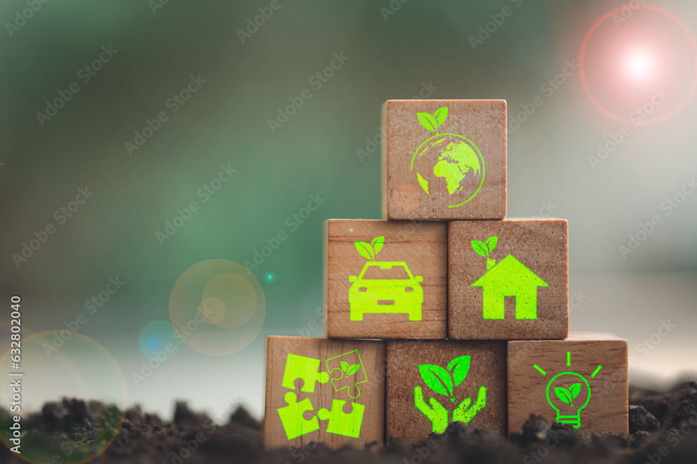 Clean hydrogen energy concept. Environment and alternative energy ...