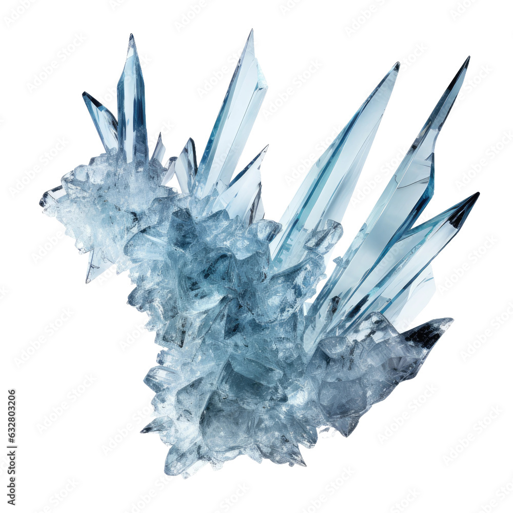 cascading glacier crystals frozen in an abstract futuristic 3d texture ...