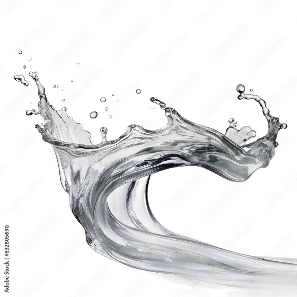 reflective quicksilver flows splash frozen in an abstract futuristic 3d ...