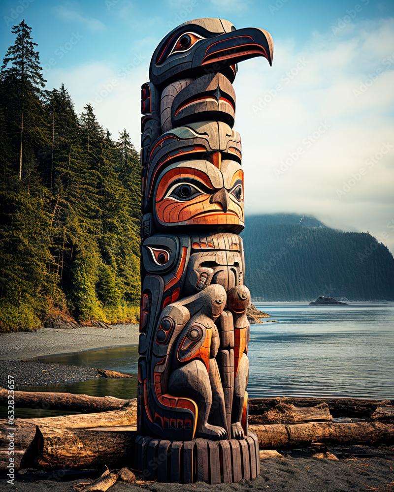Spirit of the Pacific Northwest: Totem Pole Art by the Haida Stock ...