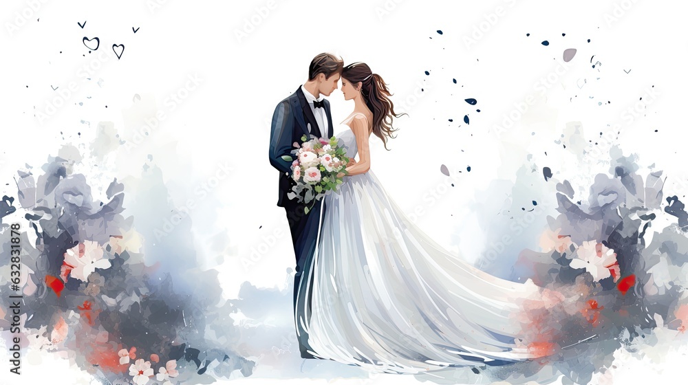 Wedding invitation, greeting card for an important occasion where the ...