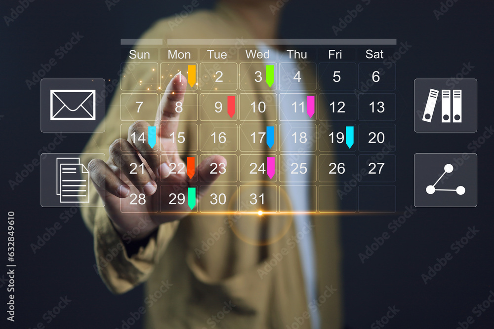 Reminder appointment calendar for organizer agenda time table and event ...