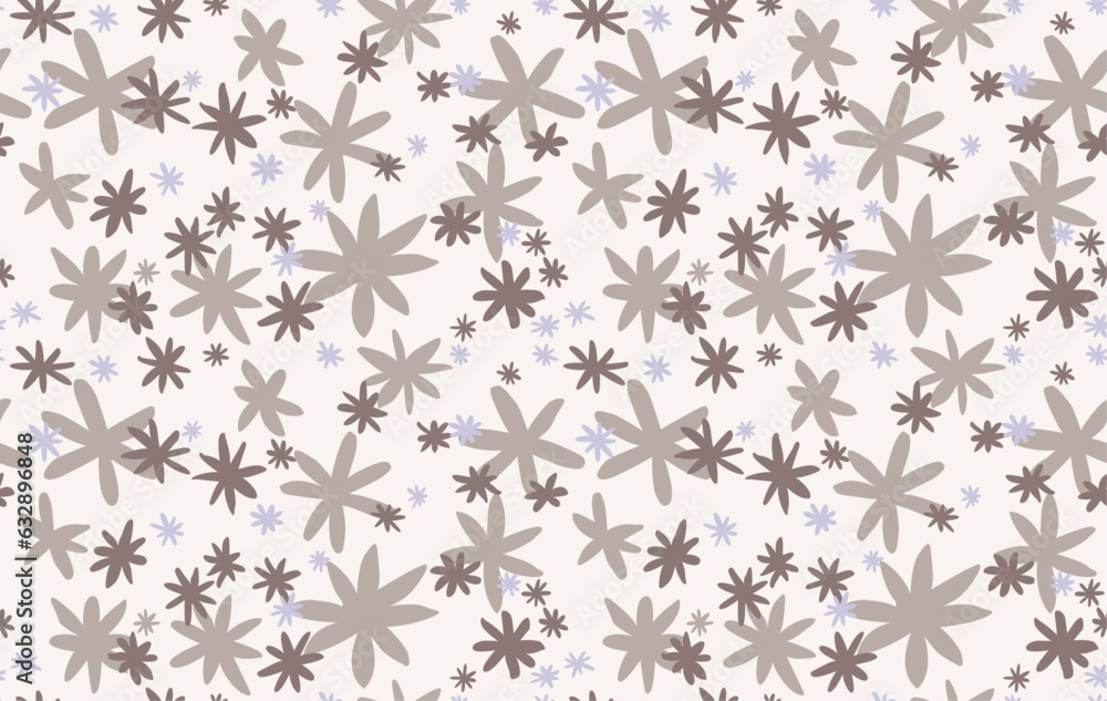 Patrón vectorizado de estrellas irregulares grises sobre fondo grisaceo ...