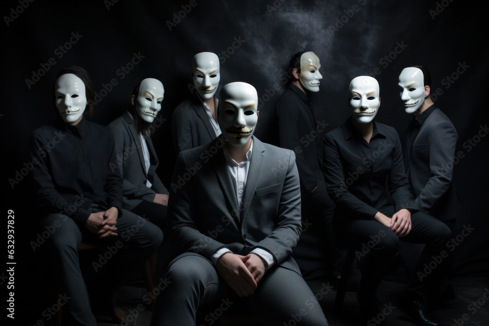 People in masks prompt identity and secrecy queries, thought-provoking ...