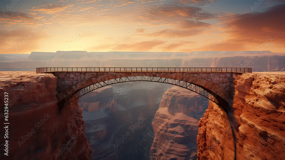 The Bridge to Possibility, Photograph of bridge stretching across a ...