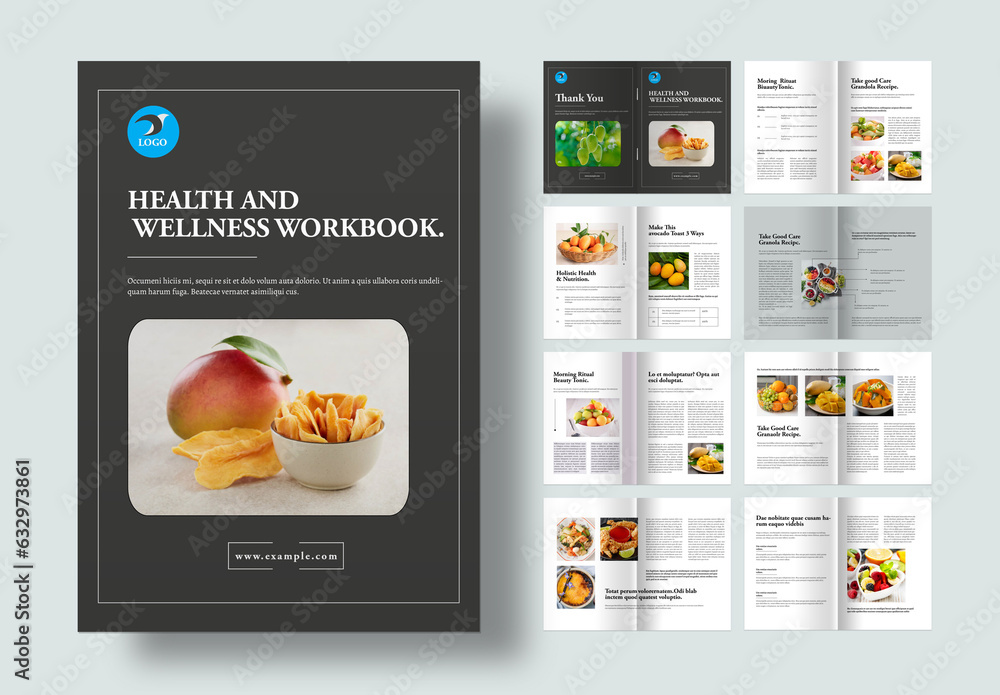 Simple Magazine Layout Stock Template | Adobe Stock