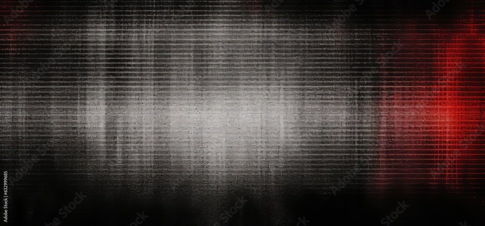 Retro CCTV or VHS video white noise background texture overlay with red ...