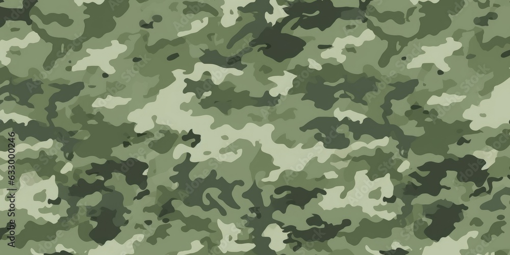 Seamless rough textured military, paintball camouflage pattern in a ...