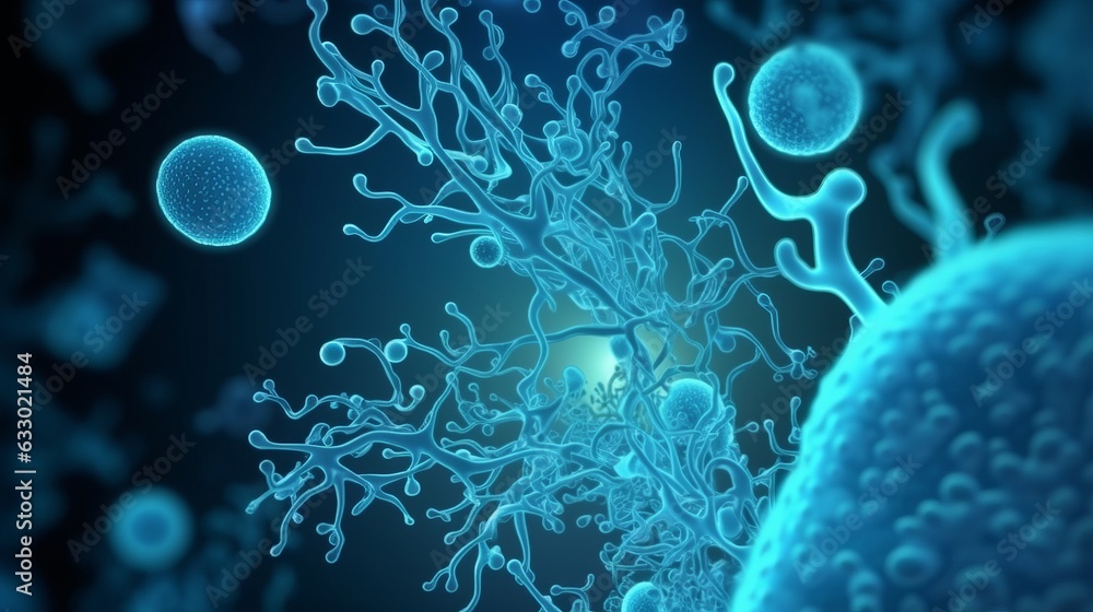 Abstract 3d bacteria, probiotics, gram positive bacteria, bacteria and ...