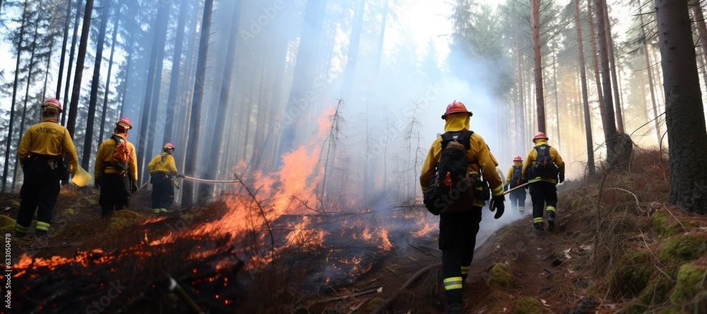 Natural disaster, forest fires in Europe, Greece and America, heat wave ...