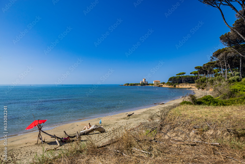 The Torre Astura nature reserve, in Nettuno. The large pine forest that ...