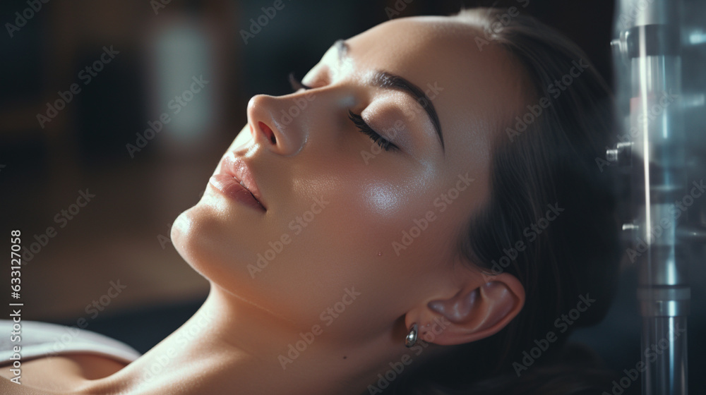 The photo captures a moment of elegance as a woman receives a ...