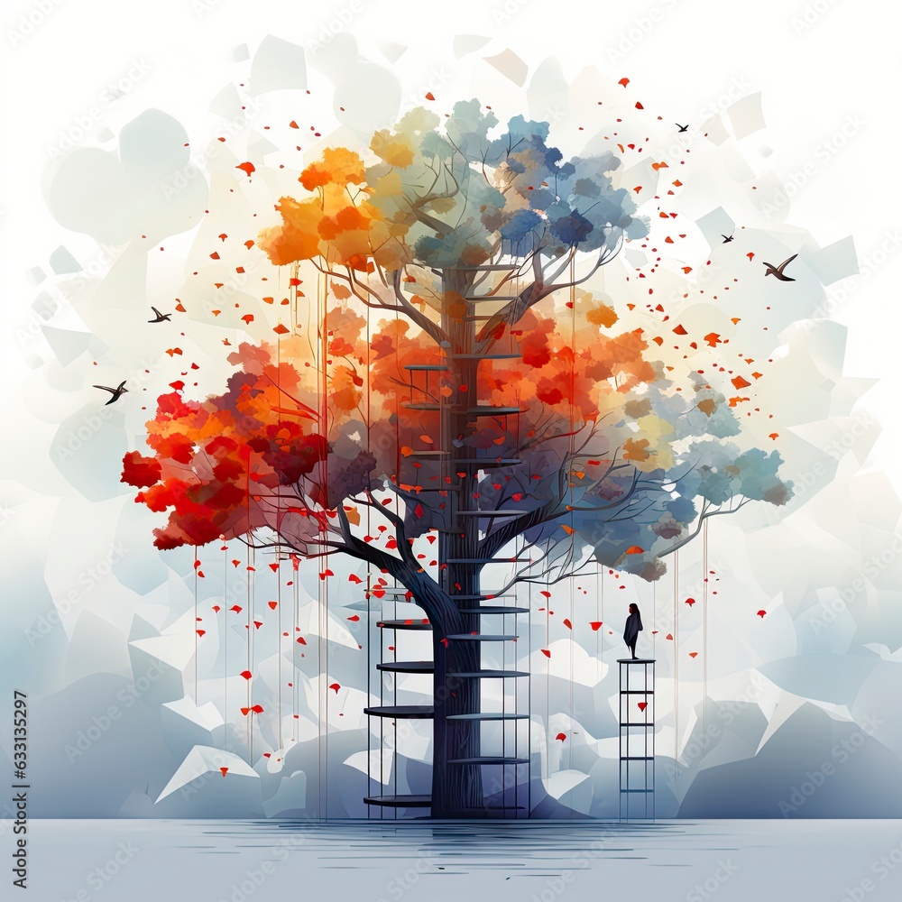 World Mental Health Day. Medication to support mood. Correction of ...