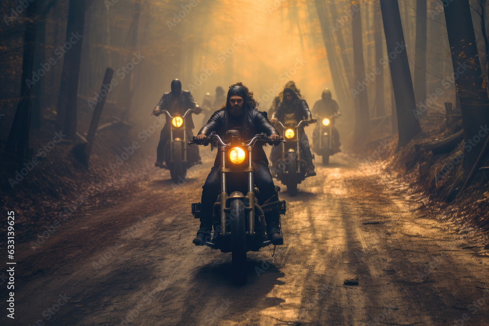 Mad Max Gang Amidst the Mist Stock Photo | Adobe Stock