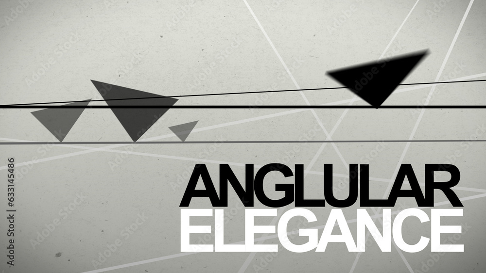 Angular Elegance Presentation Stock Template | Adobe Stock