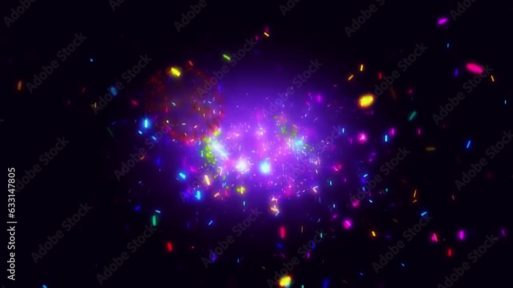Disco Lights Star Glitter Club Dance Party Background. Mirror Ball ...