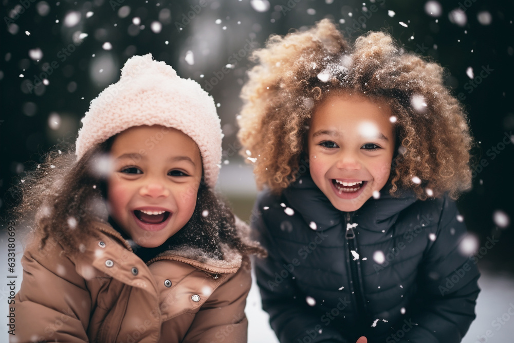 Foto de Witness the pure delight of Christmas as a group of adorable ...