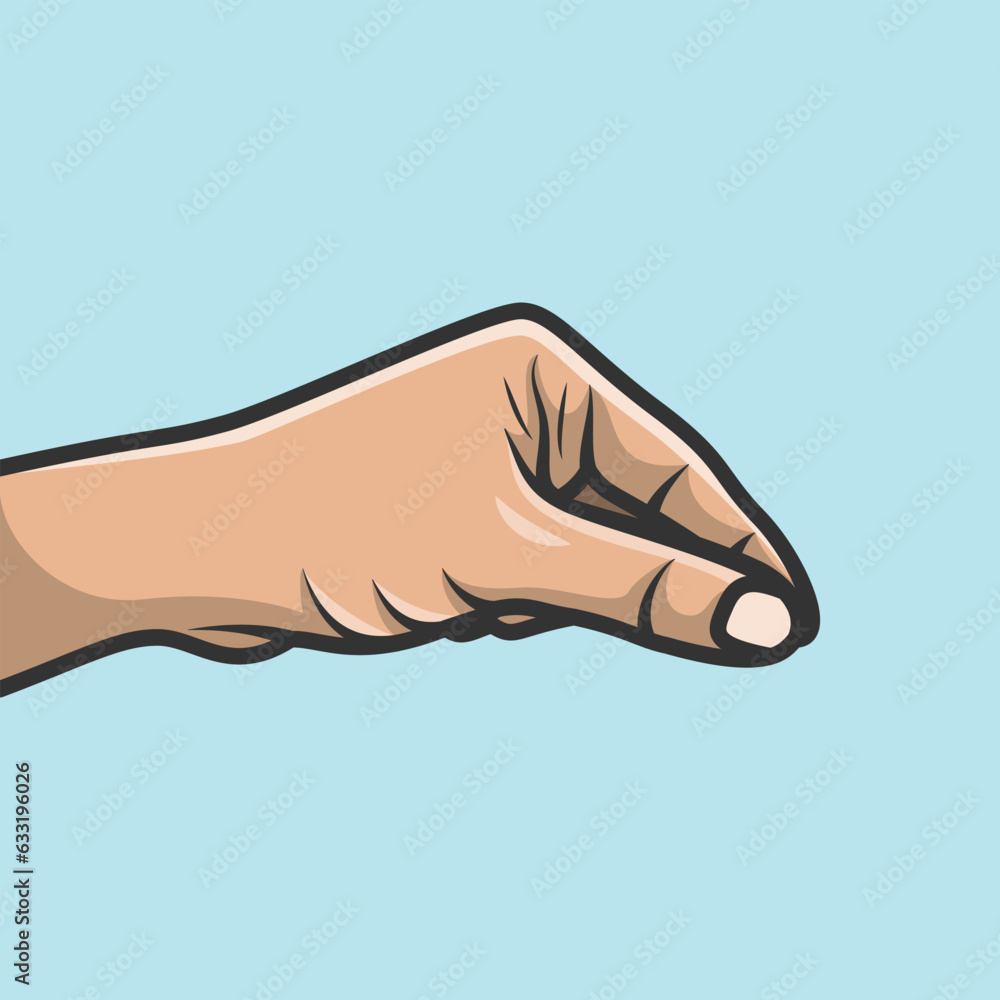 People Hands with Various Gestures vector illustration. People object ...