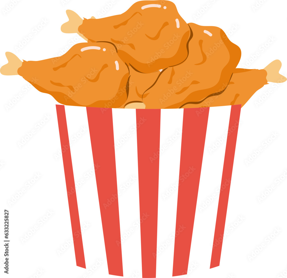 Fast food Illustration, junk food clipart Stock Vector | Adobe Stock