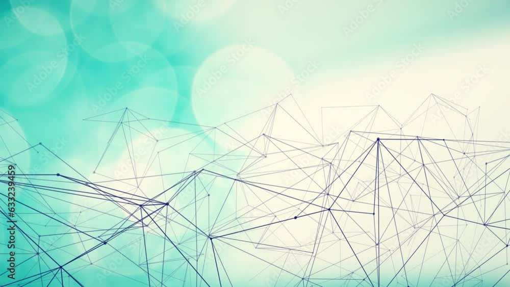 Vídeo do Stock: Triangles in motion the dynamic connection of shapes in ...