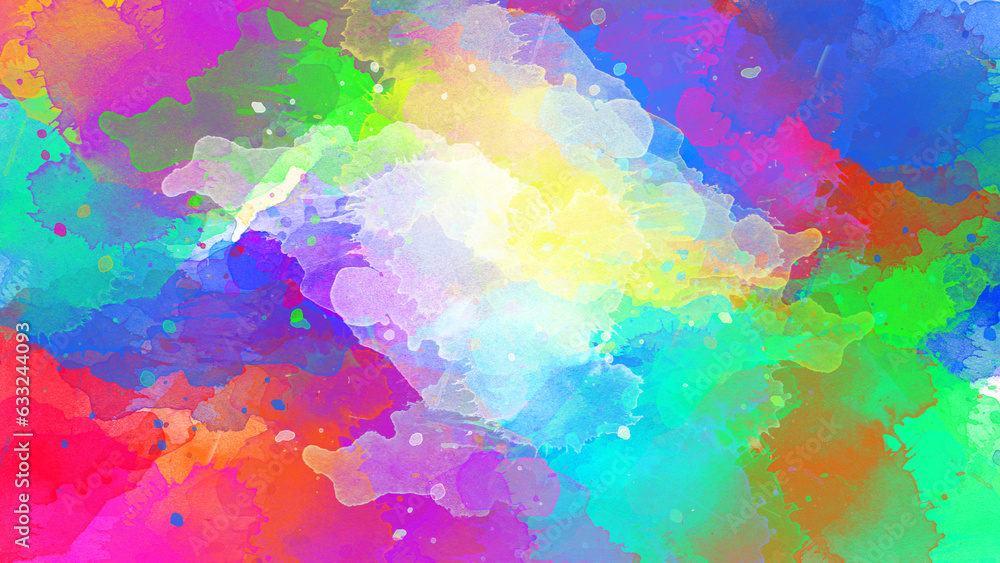 Watercolor paint brush stroke. ink splash transition. Abstract inkblot ...