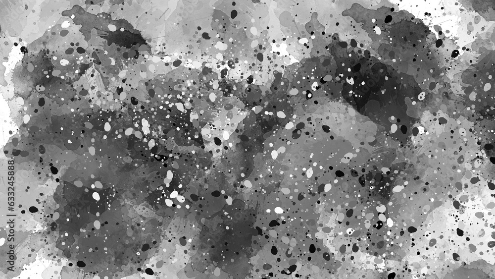 Watercolor paint brush stroke. ink splash transition. Abstract inkblot ...