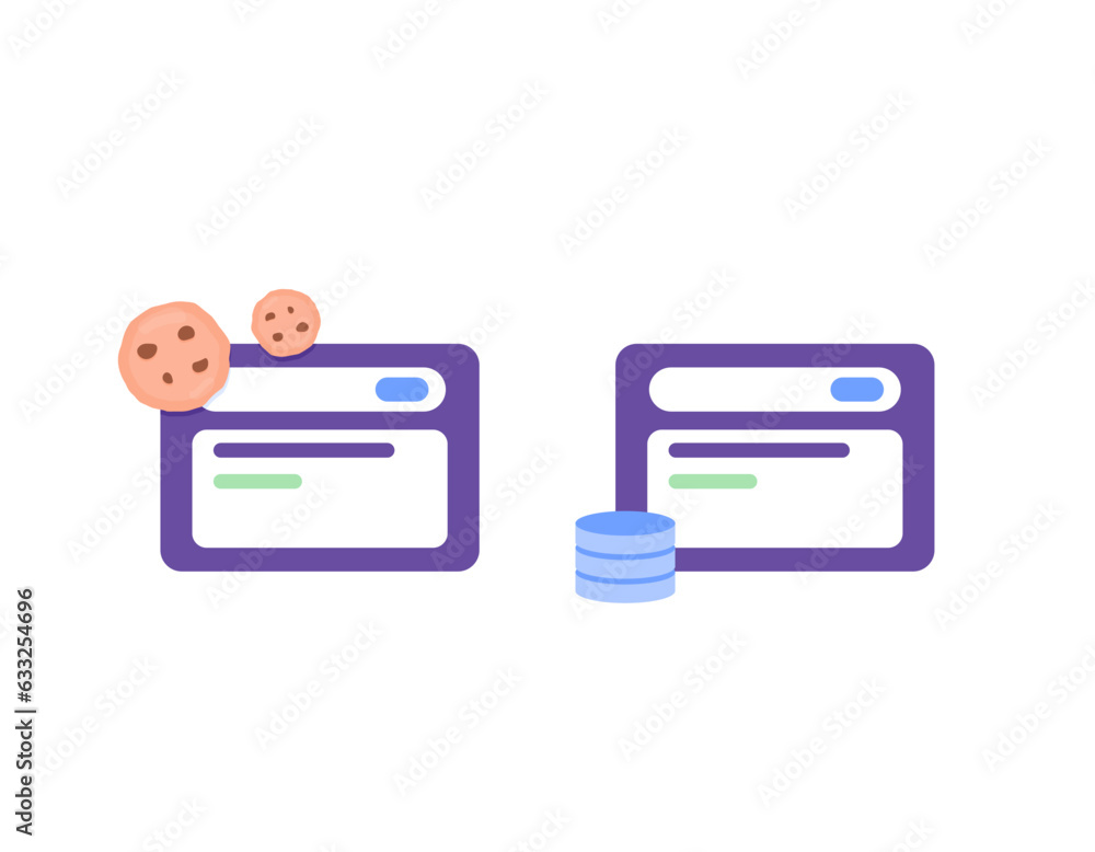 web cache and browser cookies. temporary storage that contains website ...