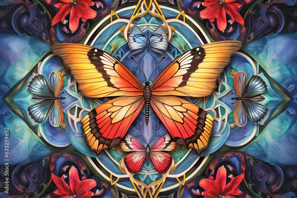 Metamorphosis Magic: Butterflies Emerging and Unfurling Wings in a ...