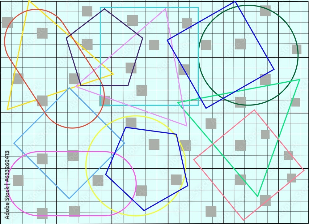 Full page grid graph line on white paper, grid paper grid texture of ...