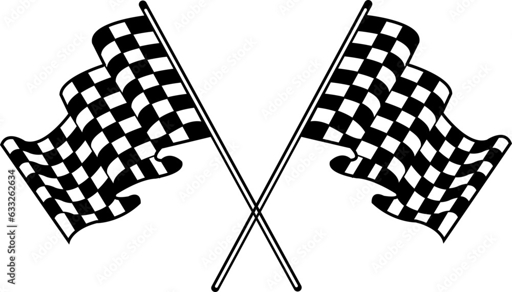 Flag Racing finish line checkered flag NASCAR racing flag SVG vector ...