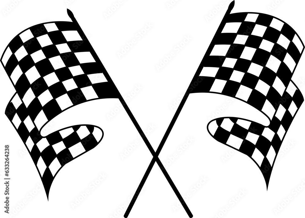 Flag Racing finish line checkered flag NASCAR racing flag SVG vector ...
