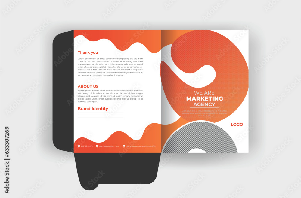 Corporate Folder design Cleaning Service Presentation template ...