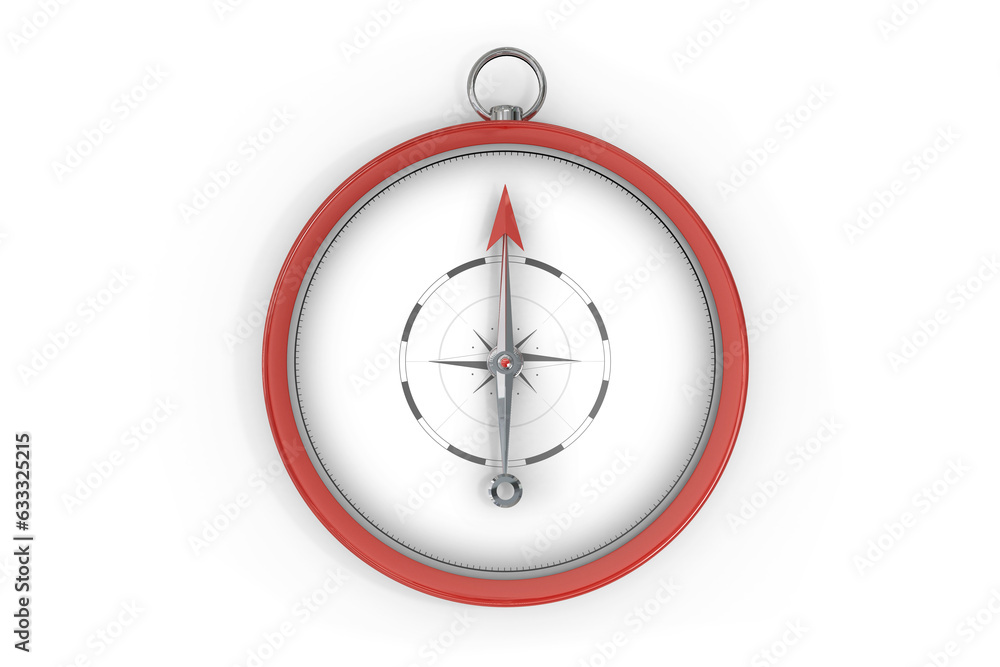 Digital png illustration of red compass on transparent background Stock ...