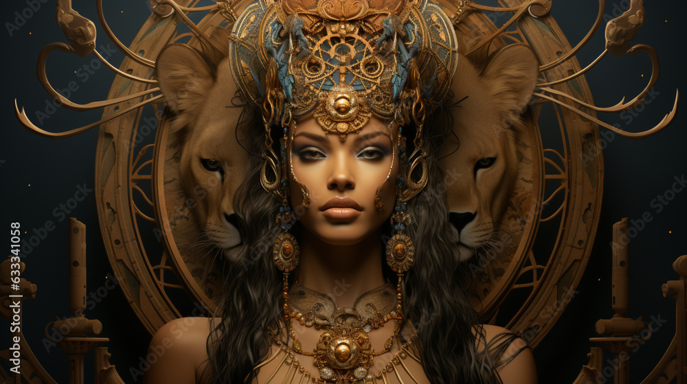 Mythical Pantheon: Depictions of Sumerian Deities Stock Photo | Adobe Stock